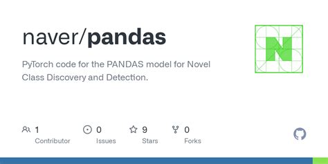 Github Naverpandas Pytorch Code For The Pandas Model For Novel