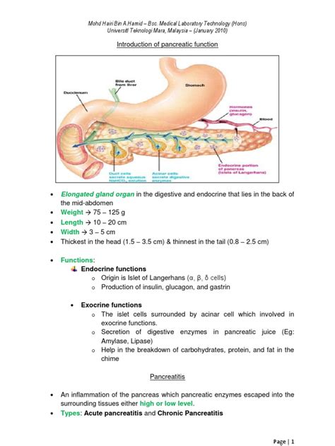 Pancreatic Function Test Pdf Pancreas Gel Electrophoresis