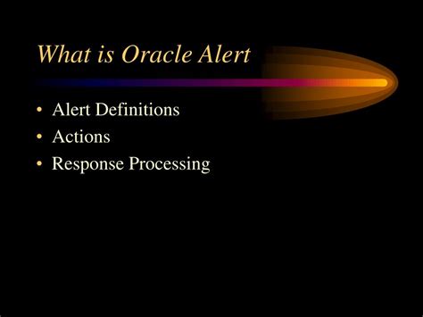 Ppt Oracle Alert The Hidden Powerhouse Powerpoint Presentation Free Download Id 5446457