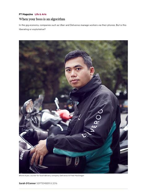 When Your Boss Is An Algorithm Pdf Employment Business