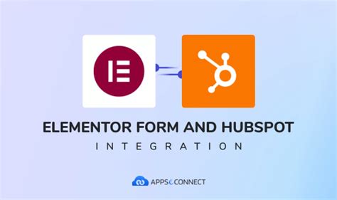 Elementor Form And HubSpot Connector APPSeCONNECT