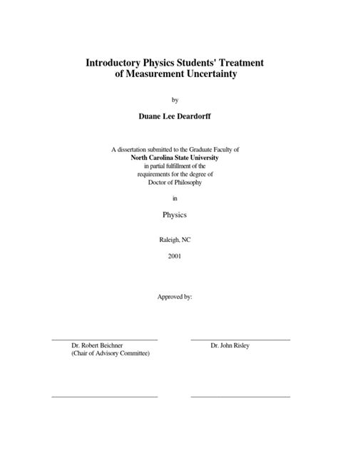 Dissertation Pdf Accuracy And Precision Scientific Method