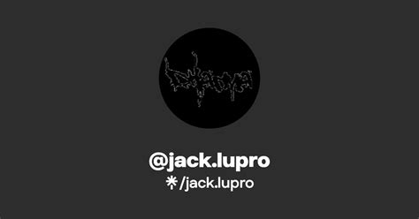 Jack Lupro Instagram Tiktok Linktree