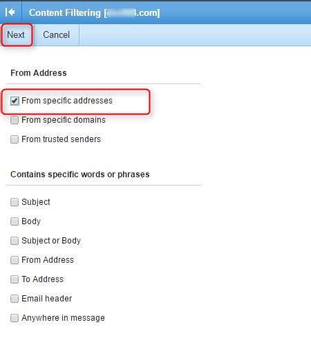 How To Create Content Filtering Rules In Smartermail Mondoze Cloud