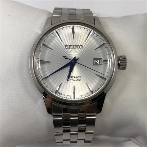 Seiko Presage Cocktail Time Automatic Stainless Steel Mens Watch