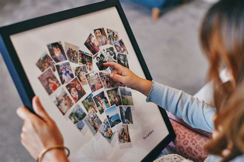 Love Heart Photo Collage Frame