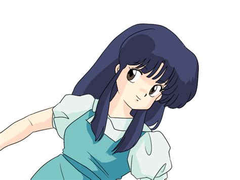 The Big Imageboard Tbib Blue Hair Brown Eyes Long Hair Ranma 12