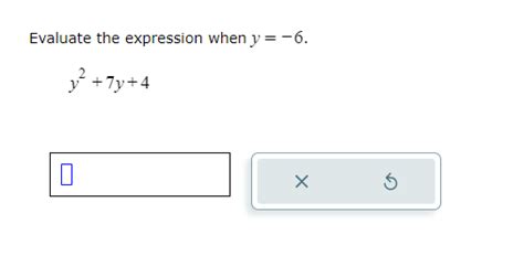Solved Evaluate The Expression When Y Y Y Chegg Com