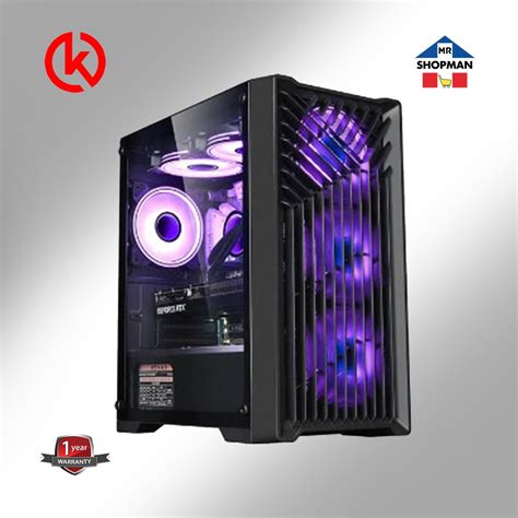 Keytech Cuirass MATX Tempered Desktop Computer PC Case Shopee Philippines