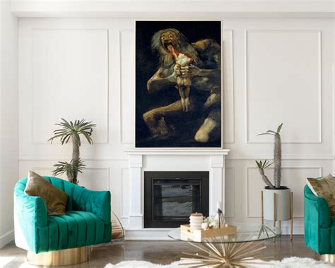 Saturn Devouring His Son Francisco Goya Fine Art Print Gallerythane