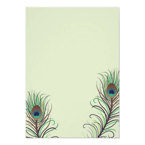 Peacock Wedding Invitation Zazzle