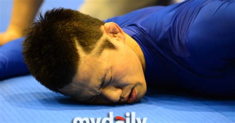 [md포토] 유도 왕기춘 바닥에 엎드린 채 [올림픽 D 3]