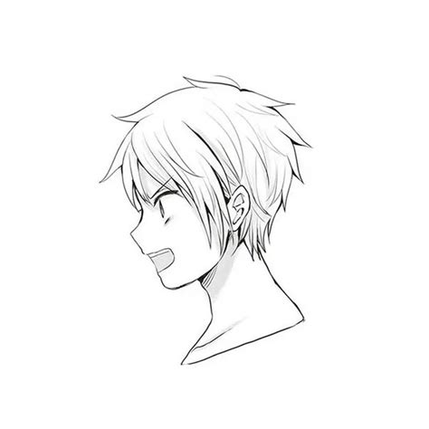 Anime Angry Face Side View