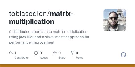 Github Tobiasodionmatrix Multiplication A Distributed Approach To