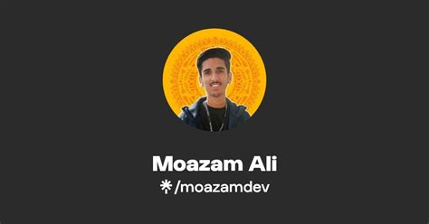 Moazam Ali Instagram Facebook Linktree