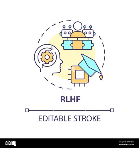 RLHF Multi Color Concept Icon Stock Vector Image Art Alamy