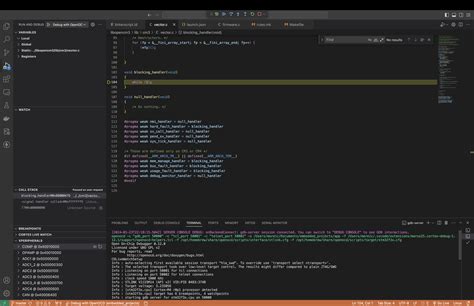 Openocd Debug Errors Rmicrocontrollers