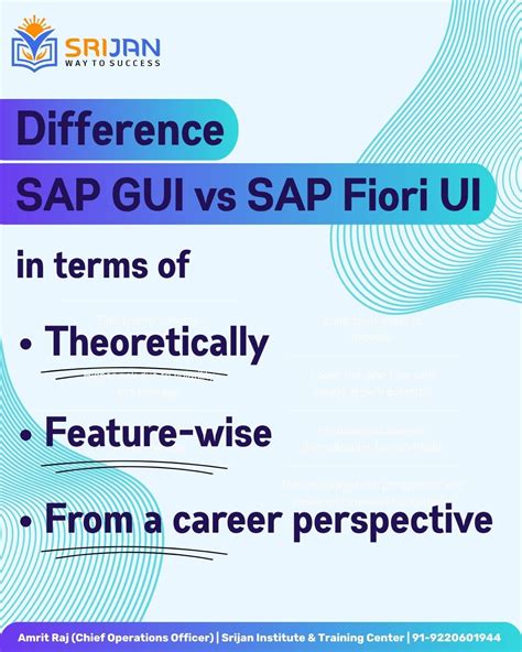 🌟 Sap Gui Vs Sap Fiori Ui The Shift From Transactional To