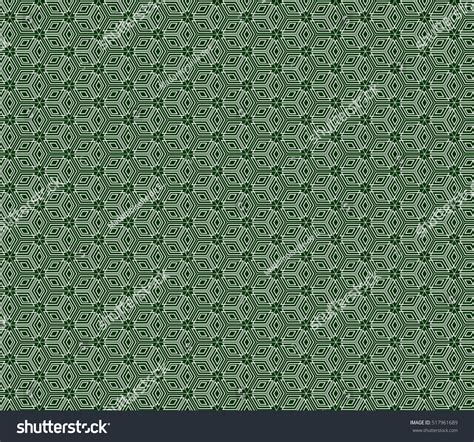 Seamless Texture Cube Vector Illustration Green Stock Vector Royalty Free Shutterstock
