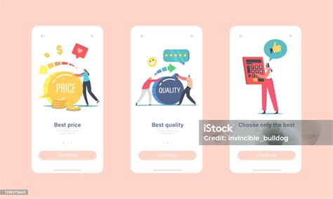 최고의 가격 모바일 앱 페이지 온보드 화면 템플릿 사업가 캐릭터 는 레벨 품질을 높이기 위해 거대한 레버 팔을 당깁니다 가격에 대한 스톡 벡터 아트 및 기타 이미지 Istock
