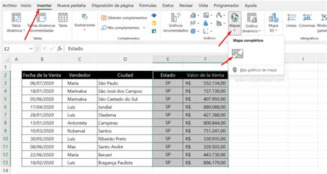 Cómo Crear Un Mapa De La Ciudad En Excel Ninja Del Excel