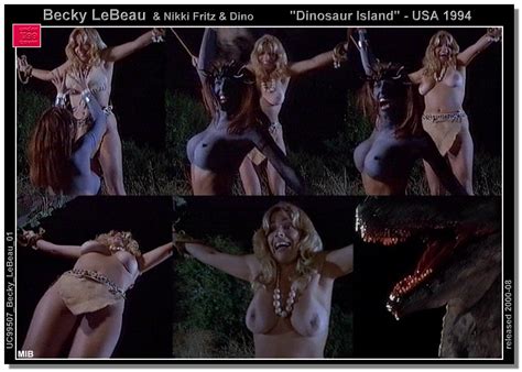 Becky Lebeau Nue Dans Dinosaur Island