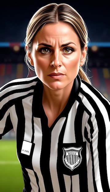 Premium Photo Sexy Girl Soccer Referee