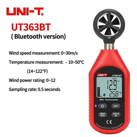 Last Offer Uni T Ut363bt Bluetooth Mini Anemometer 迷你风速计（蓝牙版） Shopee Malaysia