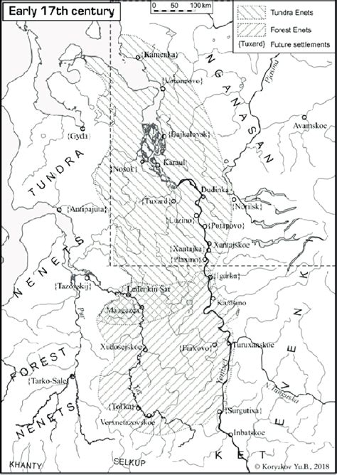 Forest Enets And Tundra Enets In The 17 Th Century Khanina Et Al