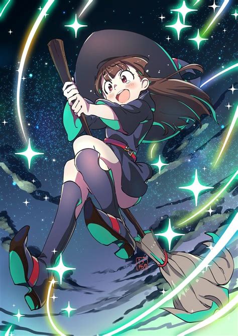 Akko Kagari Lwa Anime Konosuba Wallpaper My Little Witch Academia