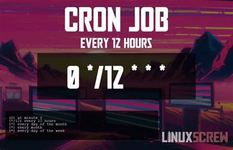 Cron Job Every 12 Hours Crontab
