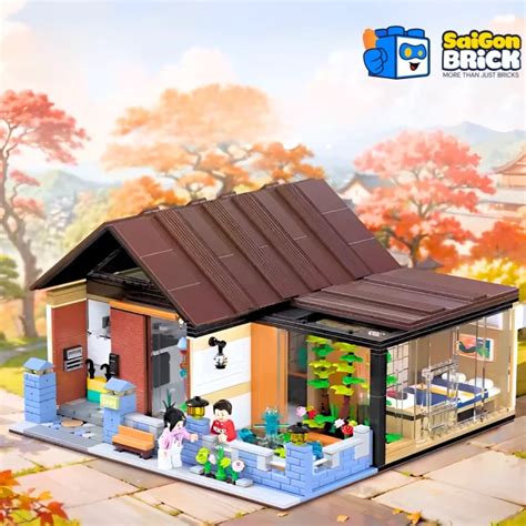 NON LEGO - KALOS BLOCKS 61006 - Nara House (1380pcs) - Ngôi Nhà Nhật ...