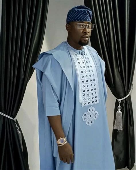 Fiyin African Men Agbada 3 Piece Set African Men Clothing Dashiki Men
