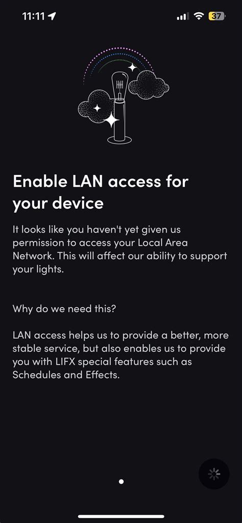 Lifx App Lan Issue Stuck On This Screen Even Though Lan Access Enabled Rlifx