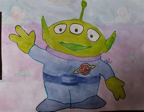 Toy Story Alien Drawing