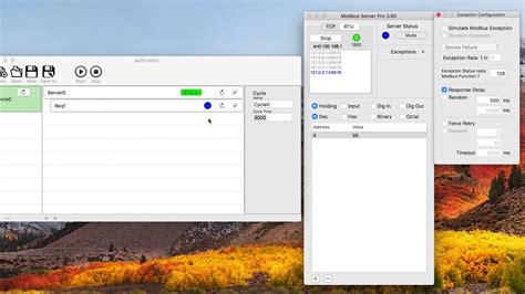 Modbus Server Exception Demo Youtube