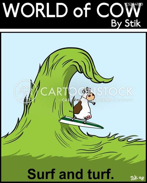 Surf And Turf Cartoons And Comics Funny Pictures From Cartoonstock