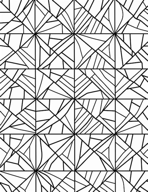 Premium Photo A Black And White Abstract Geometric Pattern With Lines Generativ Ai