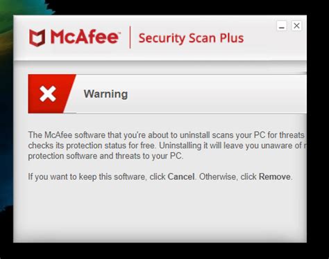 can t uninstall mcafee security scan plus help please r mcafee