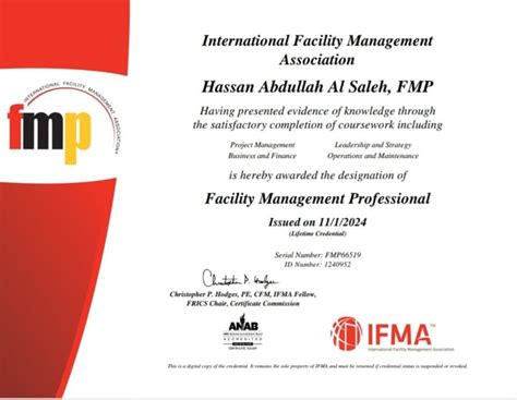 Hassan Al Saleh On Linkedin Facilitymanagement Professionaldevelopment Efficiencymatters