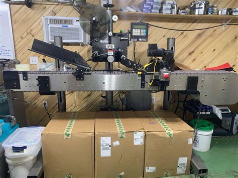 Ctm Labeling Systems 360 Label Applicator With Flexlink Conveyor 2018 Revelation Machinery
