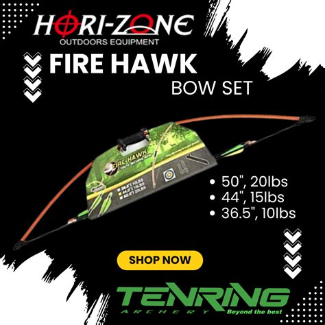 Horizone Firehawk Deluxe Bow Set Tenring Archery