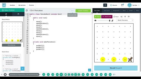 Codehs 154 Pancakes Youtube