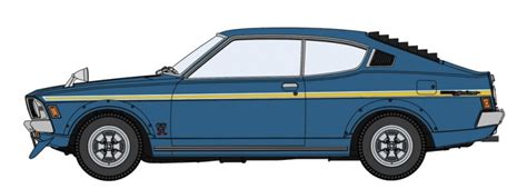 三菱 ギャラン GTO 2000GSR 前期型 w フロントスポイラー 株式会社 ハセガワ