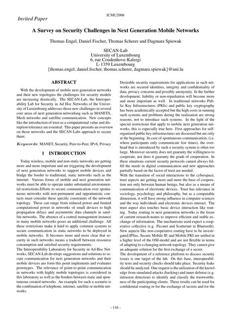 Pdf A Survey On Security Challenges In Next Generation Mobile Networks