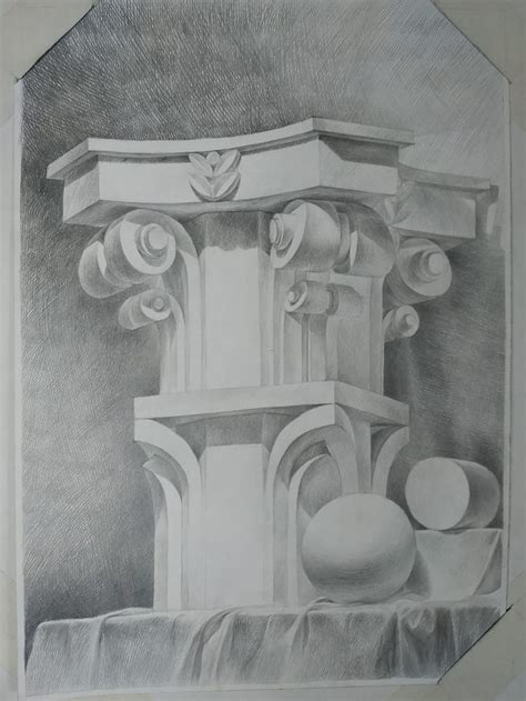 Светотональный рисунок в 2024 г Перспектива искусство арт Картины Художественные картины