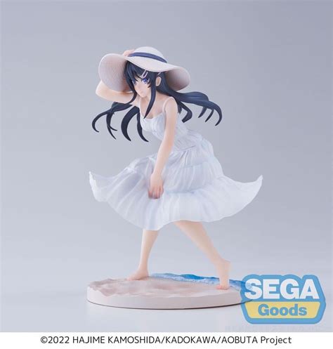 Rascal Does Not Mai Summer Dress Statue Luminasta 17cm Figurita Sega