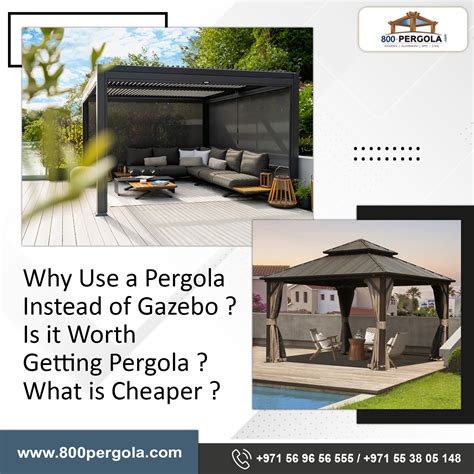 Why Use A Pergola Instead Of Gazebo Is It Worth Getting Pergola What Is Cheaper