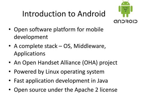 Ppt Android Application Development Powerpoint Presentation Free Download Id 7157320