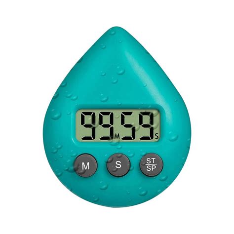 Silent Non Ticking Battery Operated Shower Timer Waterproof Digital Timer Small Size Cute
